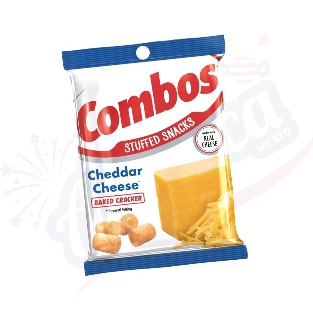 Combos Cheddar Stuffed Cracker Pieces 178g – Candy America