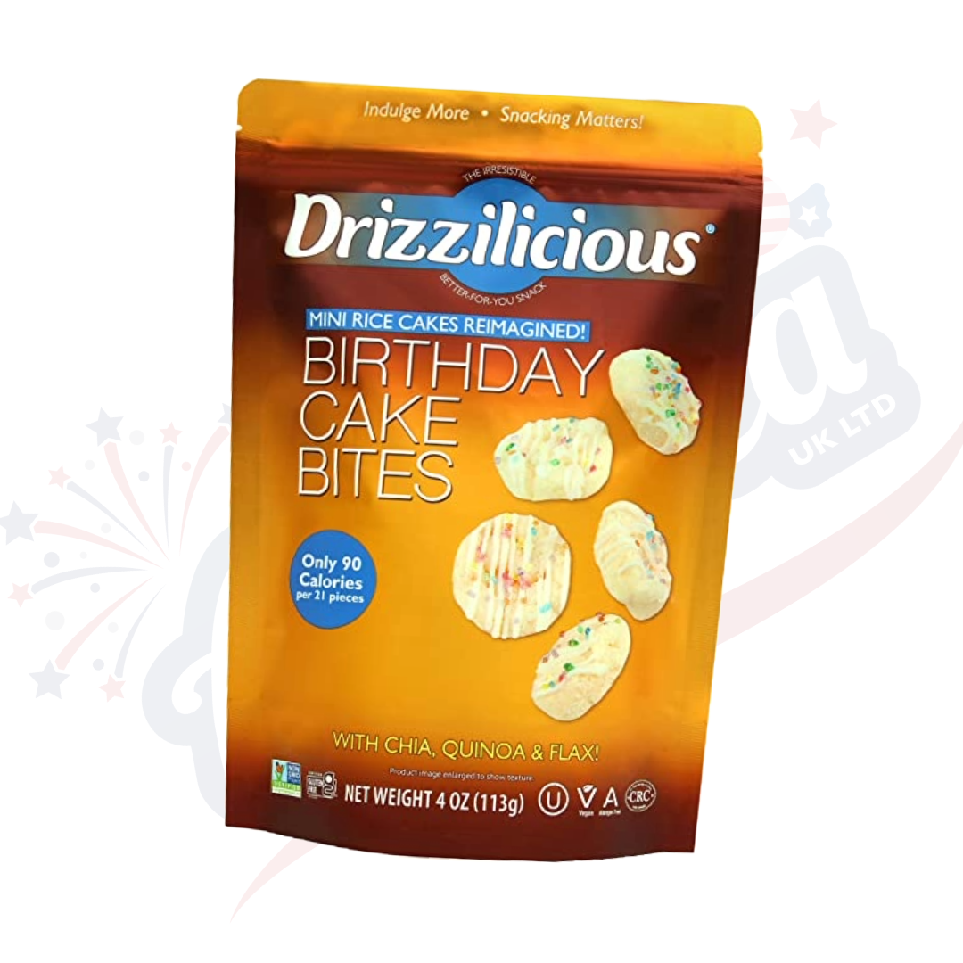 Drizzilicious Mini Rice Cakes Birthday Cake 113g – Candy America
