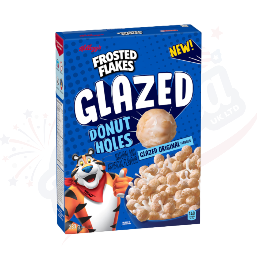 Frosted Flakes Glazed Donut Holes Cereal 283g – Candy America