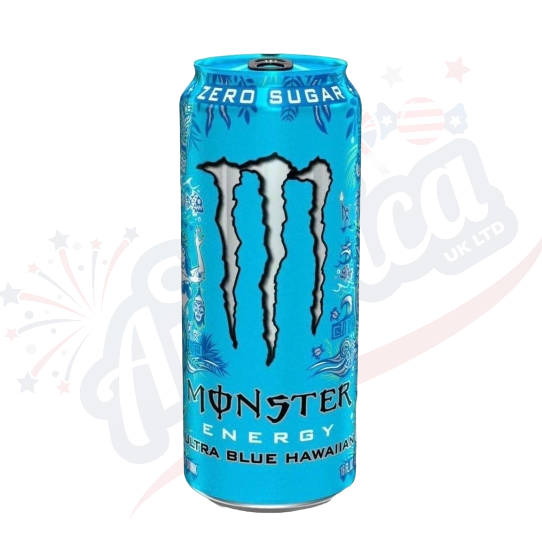 Monster Logo Blue Monster Ultra Blue | Energy Drink Cans UK
