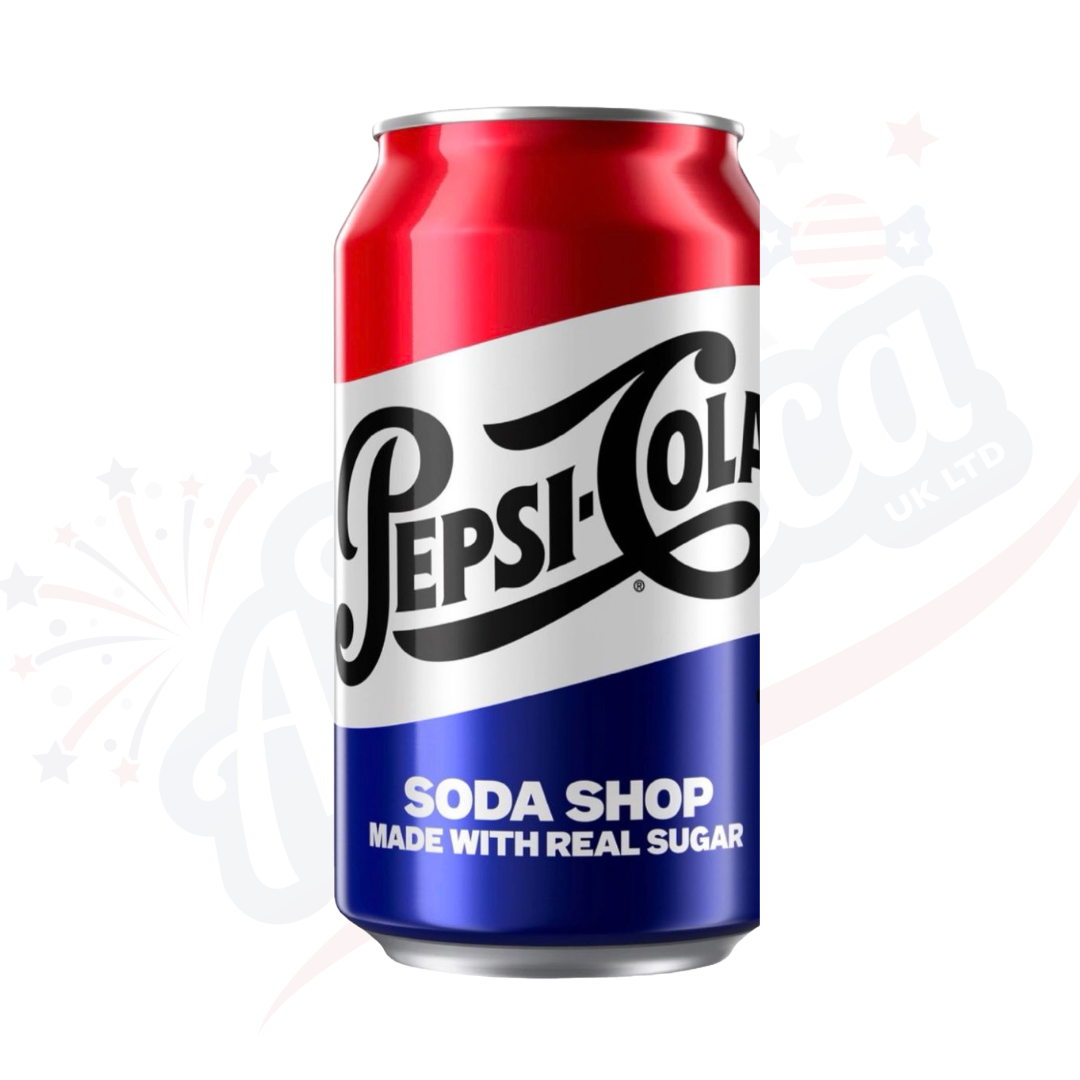 Pepsi Soda Shop Original Made With Real Sugar 355ml – Candy America