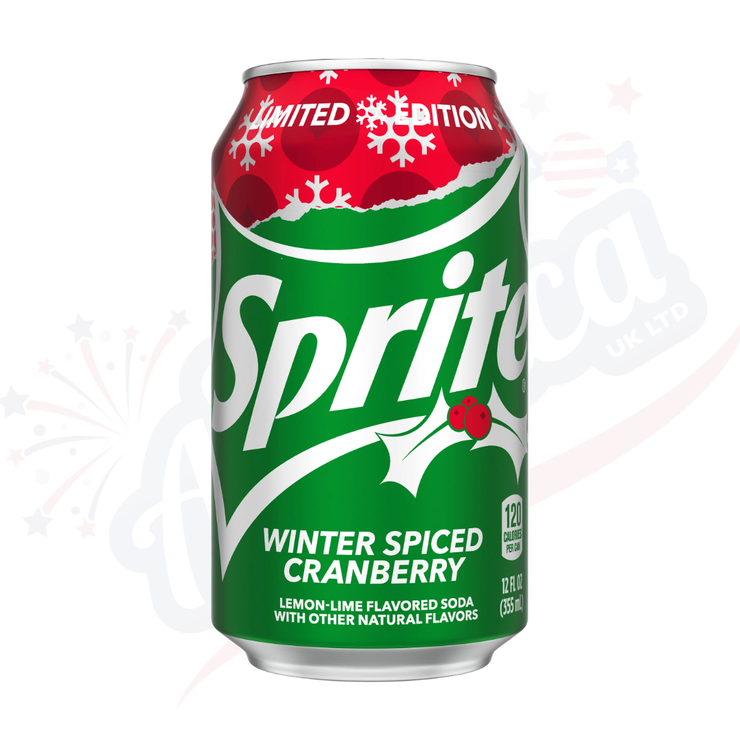 Sprite Winter Spiced Cranberry 355ml Limited Edition – Candy America