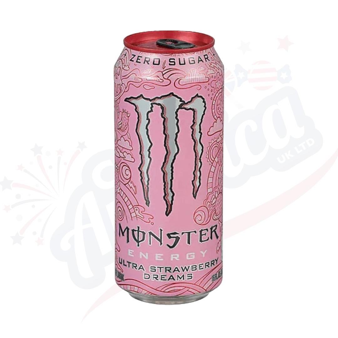 Monster Energy Ultra Strawberry Dreams 473ml – Candy America