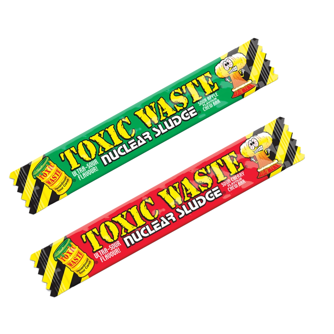 Toxic Waste Nuclear Sludge Sour Chew Bar 20g – Candy America