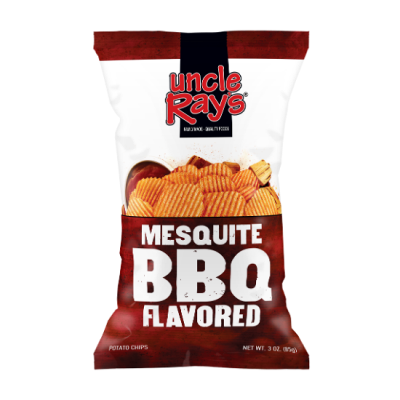 Uncle Rays Wavy Potato Chips Mesquite BBQ 127.5g – Candy America